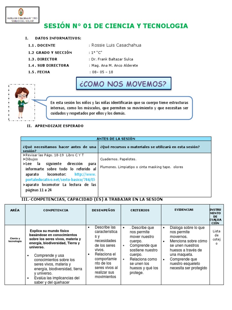 Ciencia y Tecnologia Como Nos Movemos07 | PDF | Hipótesis | Aprendizaje