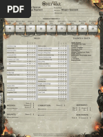 DND 5e Character Sheet Landscape v3 | PDF | Fantasy | Gary Gygax Games