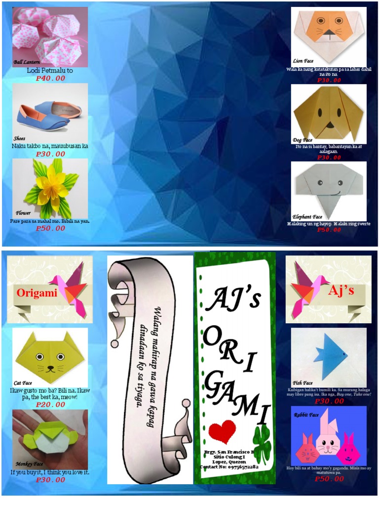 Origami Brochure | PDF