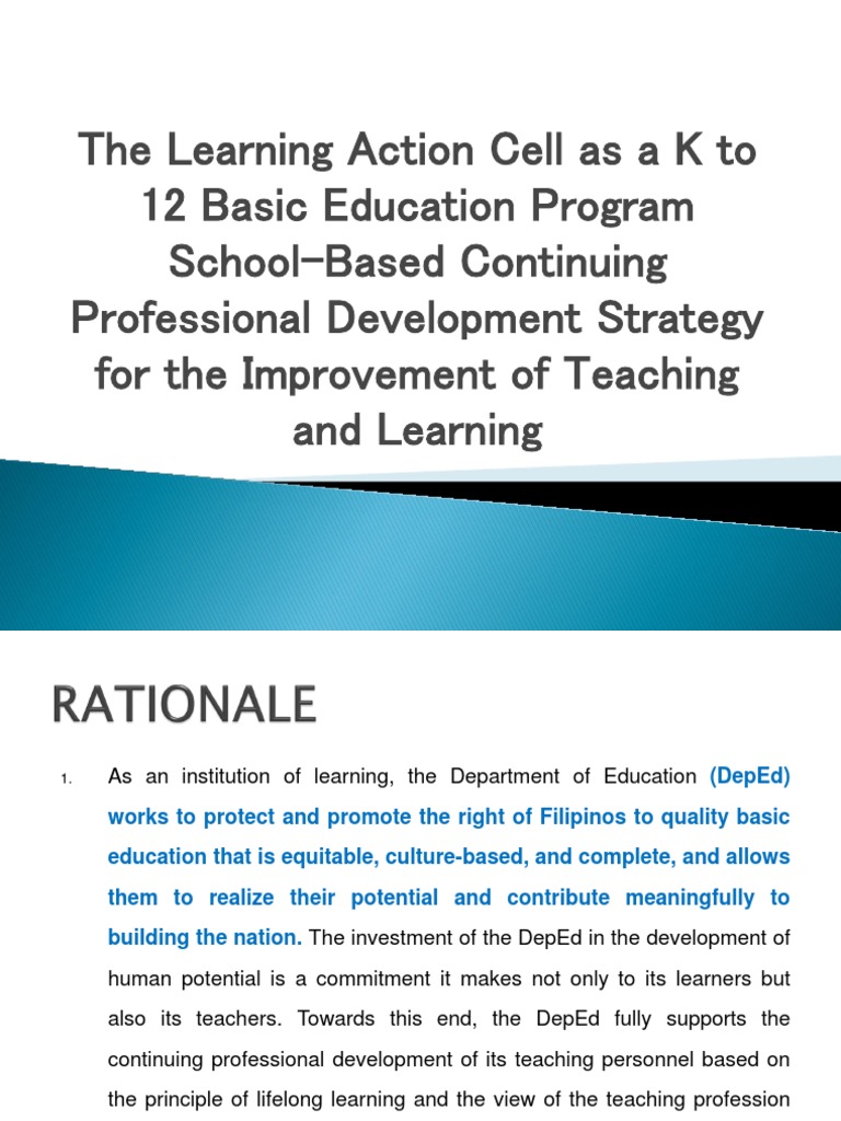 SLAC | PDF | Teachers | Pedagogy