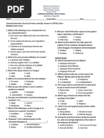 Quiz Bee Questions ENGLISH FEST | PDF | Philippines