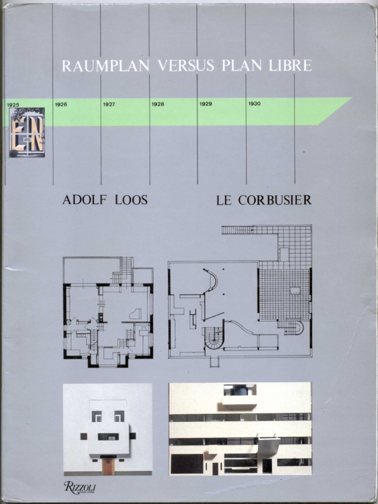 Adolf Loos - Le Corbusier - Raumplan Versus Plan Libre | PDF