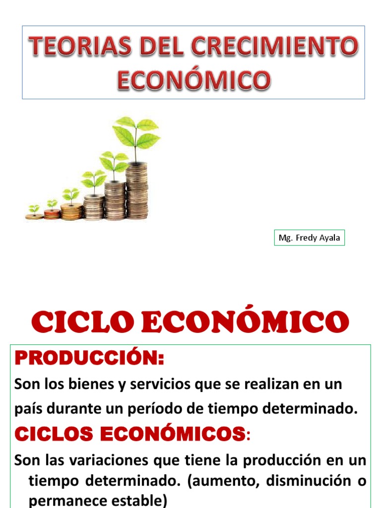 Teorias Del Crecimiento Economico | PDF | Crecimiento económico | Ciclo comercial