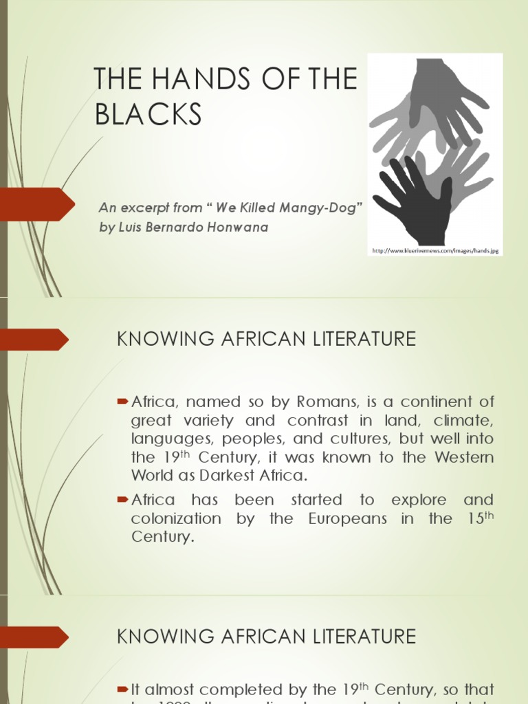 The Hands of The Blacks | PDF