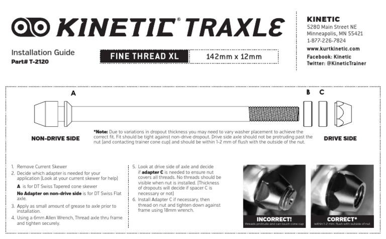 T-2120 Traxle FineXL | PDF | Nut (Hardware) | Manufactured Goods