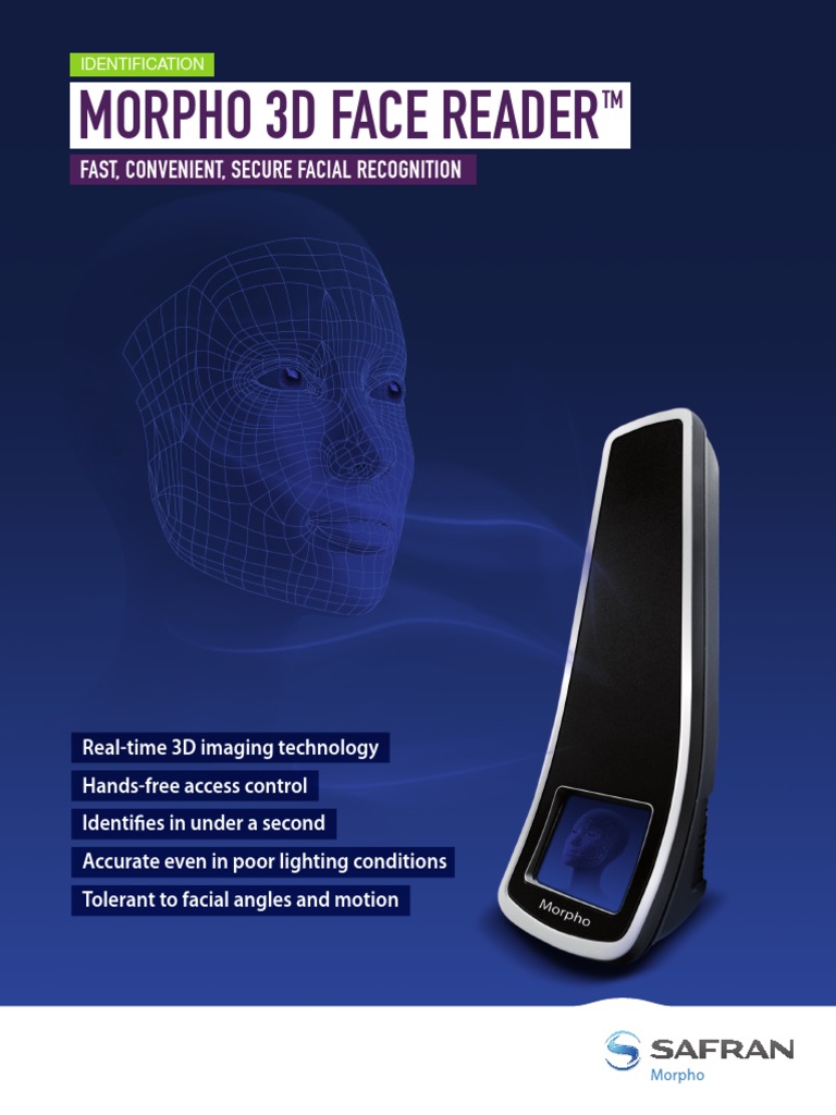 Morpho 3D Face Reader: Fast, Convenient, Secure Facial Recognition ...