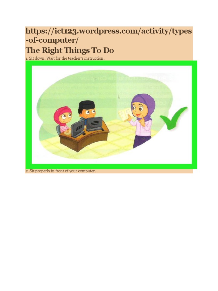 Computer Lab Etiquette Guidelines | PDF