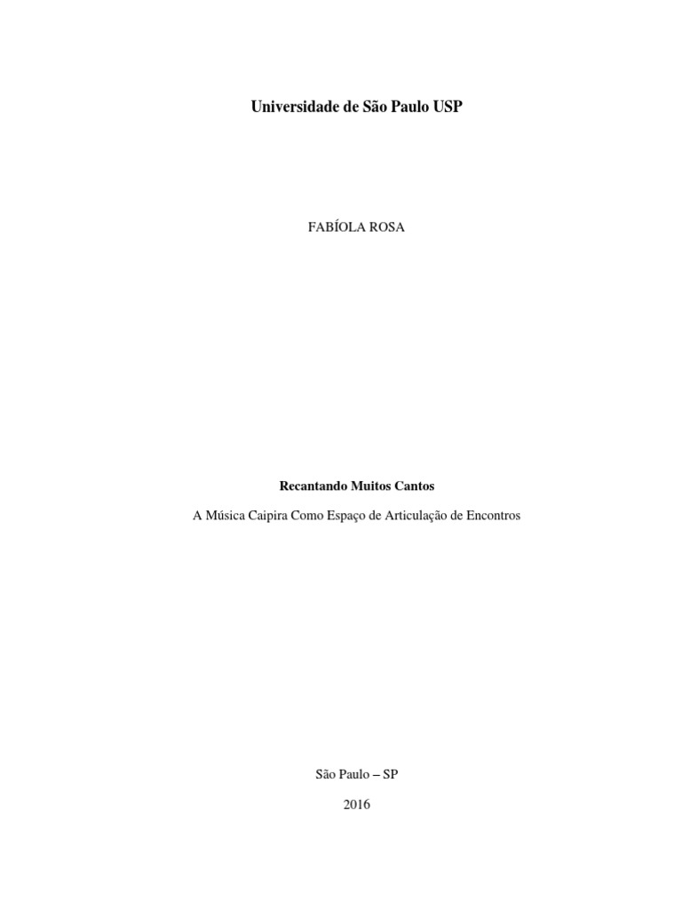 Fabiola Rosa | PDF | Brasil | Itália