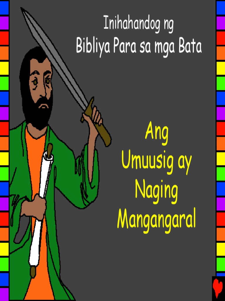 From Persecutor To Preacher Tagalog PDA | PDF