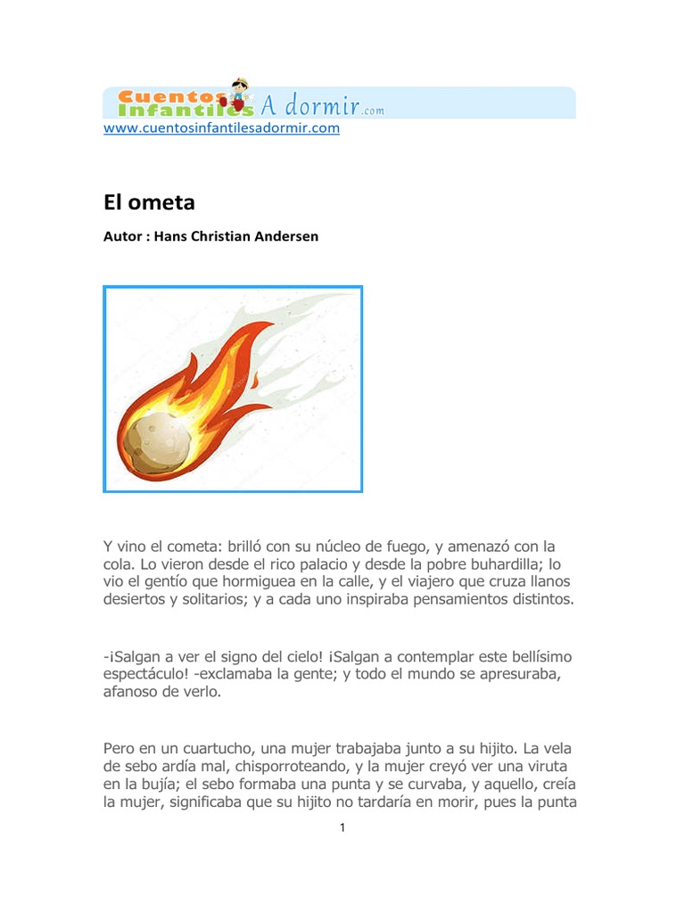 El Cometa Pdf Cometa Science