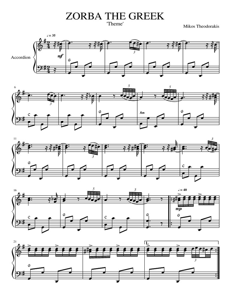 Zorba The Greek | PDF