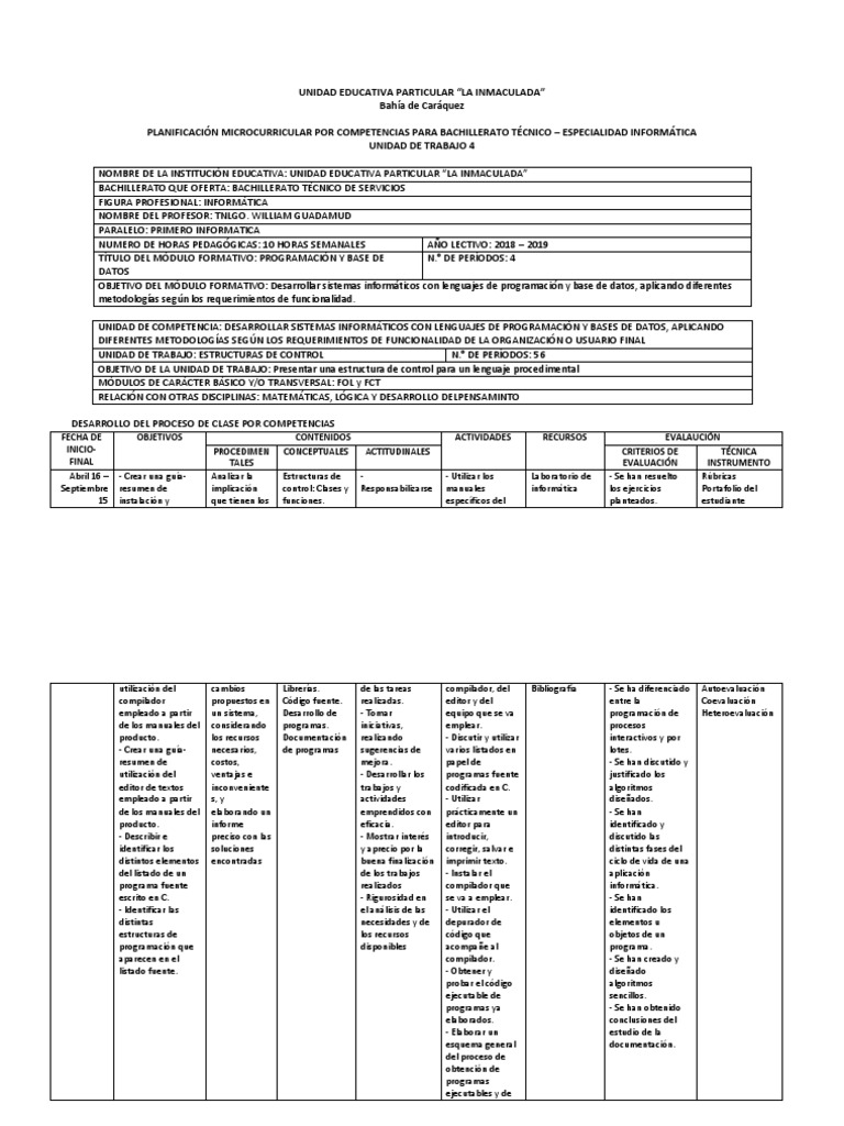 Programacion y Base de Datos 2 | PDF | Programación de computadoras ...