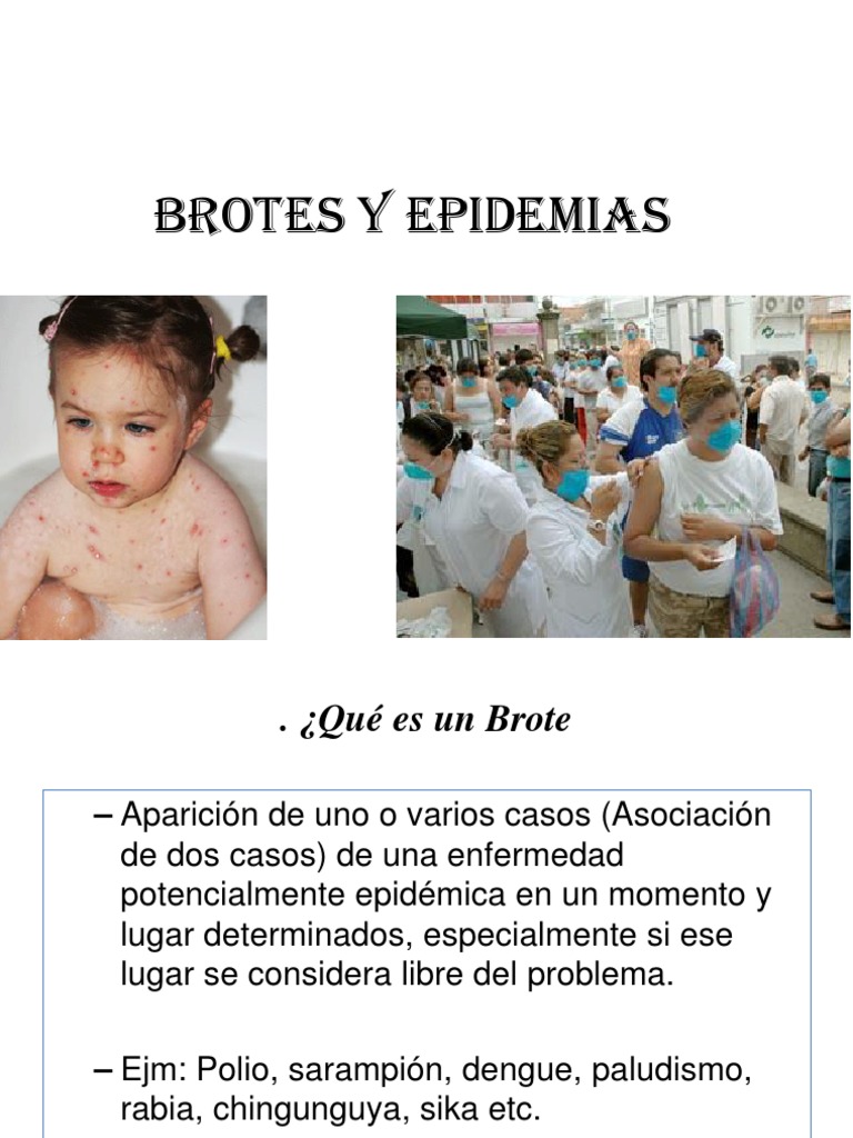 Brotes I | PDF | Epidemias | Epidemiología
