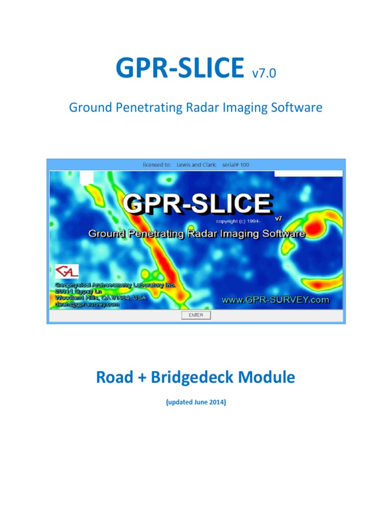 GPR-SLICE Road Bridgedeck Module | PDF | Computing | Computing And Information Technology