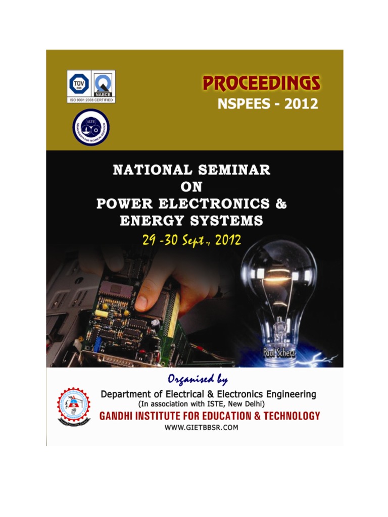 Full Setting Book (EEE Souvenir Book) | PDF | Power Electronics | Power ...