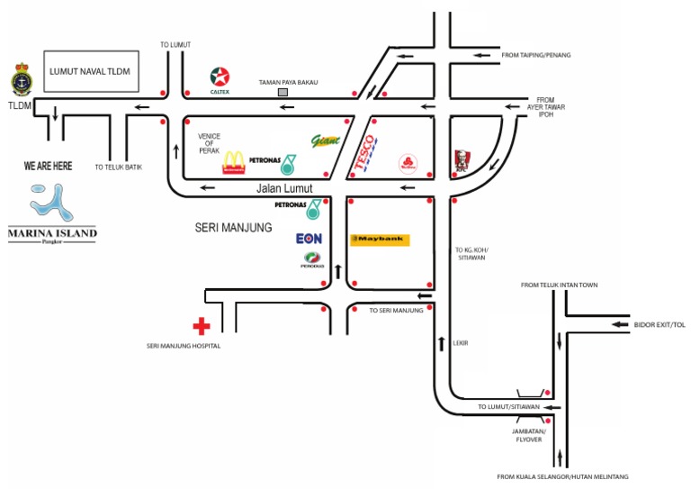 Marina Island Map | PDF