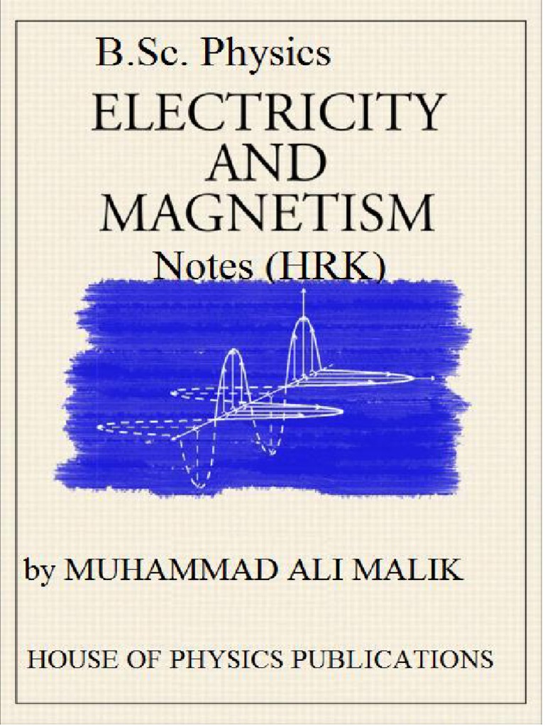 0 Complete Book Electricity and Magnetism | PDF | Electric Charge ...