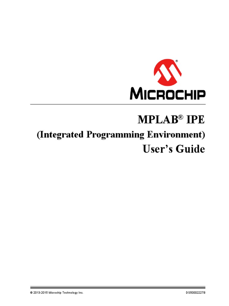 IPE UserGuide | PDF | Flash Memory | Pic Microcontroller