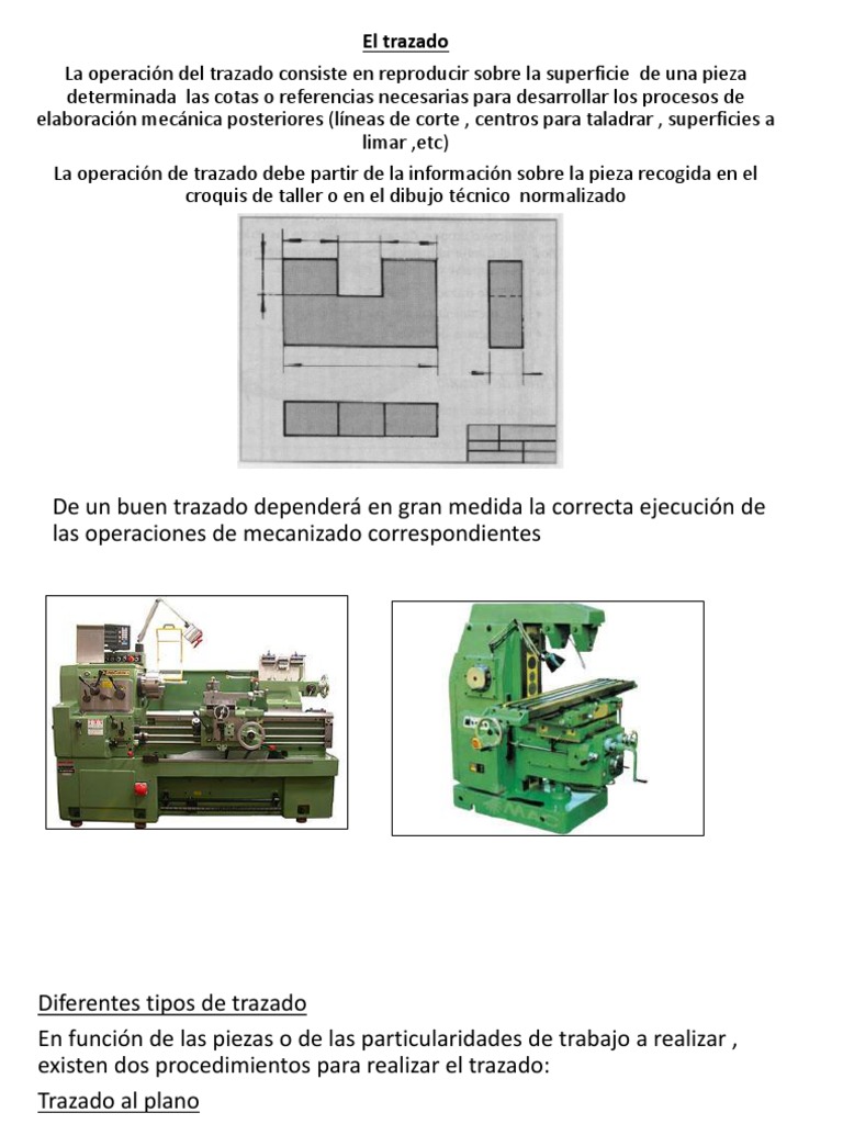 TRAZADO | Herramientas | Mecanizado