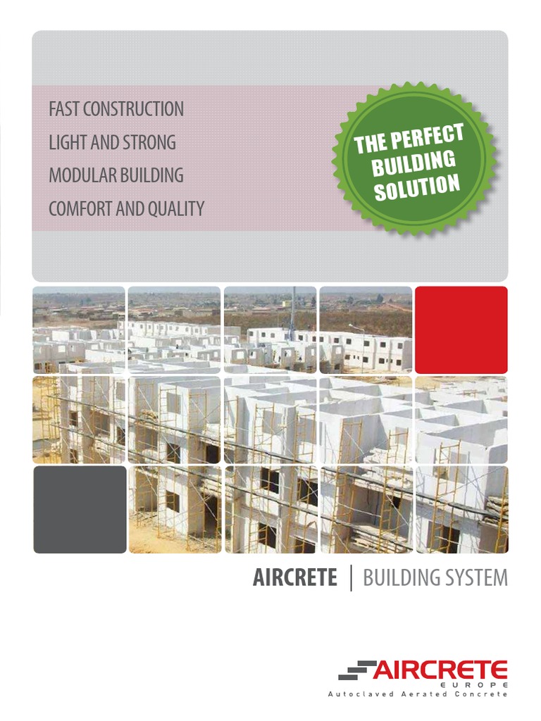 Modular AAC Building Solutions | PDF | Wall | Environmental Design