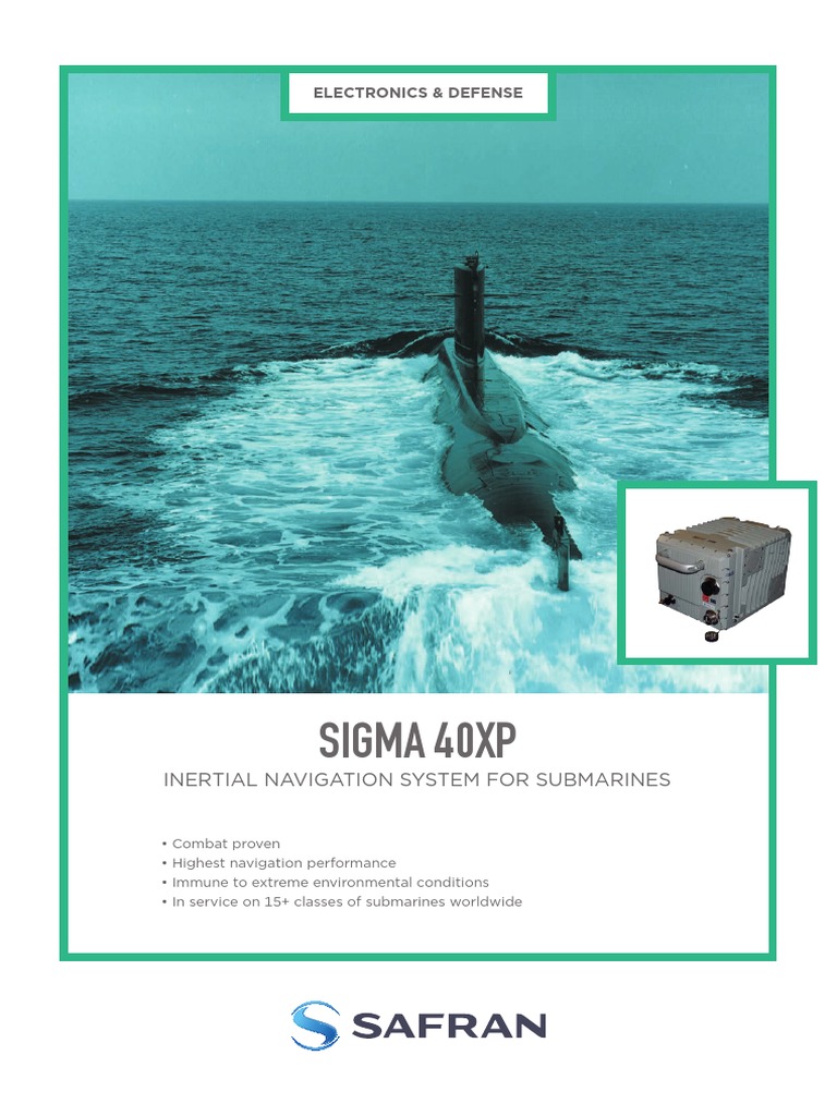 Sigma 40xp | PDF | Inertial Navigation System | Submarines
