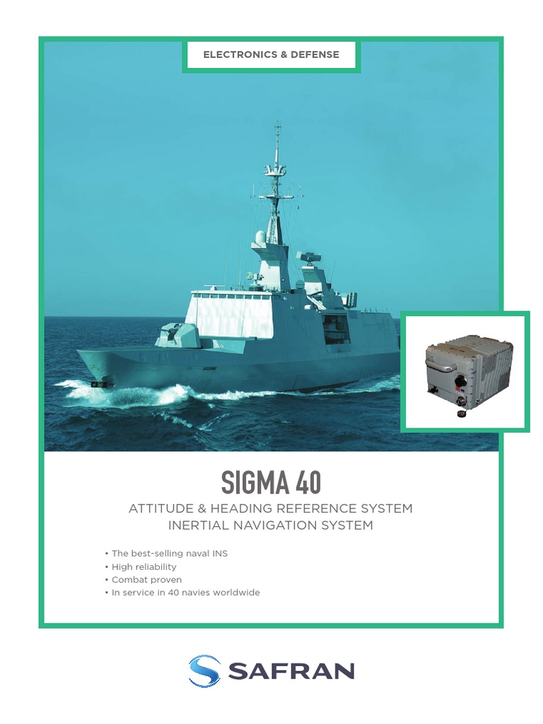 Safran Sigma - 40 | PDF | Inertial Navigation System | Navigation