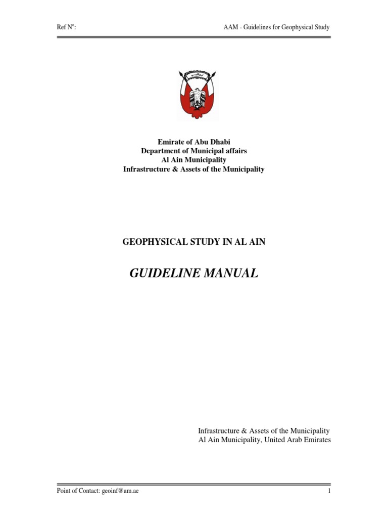 AAM Guideline For Geophysical Study PDF | PDF | Geophysics ...
