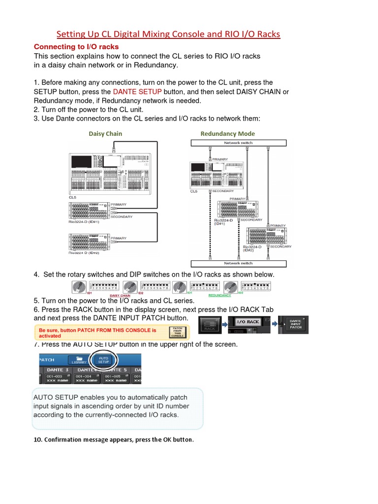 Configuring CL and RIO I/O Racks | PDF | Network Switch | Computer Network