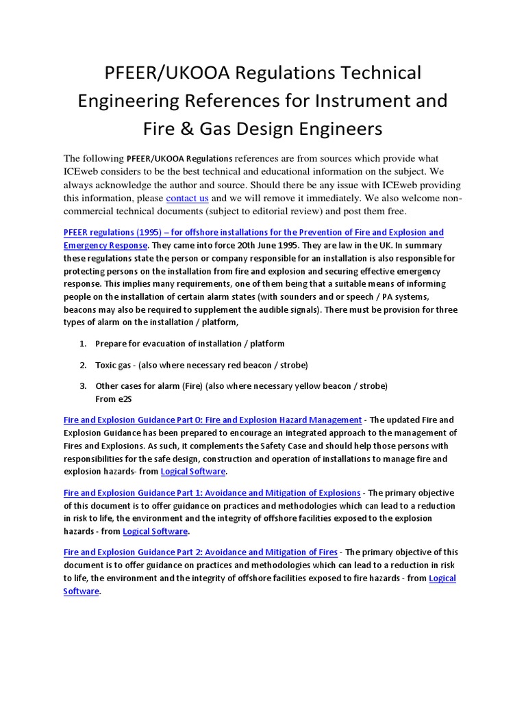 Pfeer Ukooa Technical References PDF | PDF | Emergency Management ...