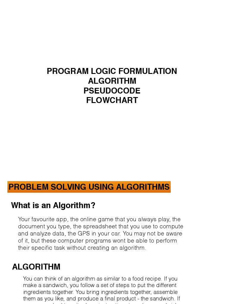 Algorithm Basics: Pseudocode & Flowcharts | PDF | Algorithms | Computer Program