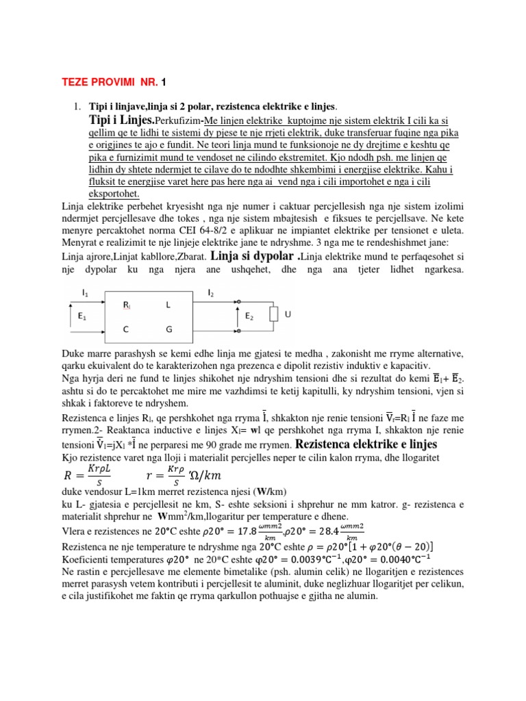 TEZE PROVIMI Te Zgjidhura Gati | PDF