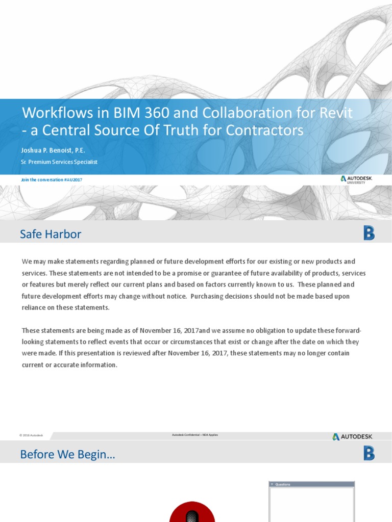 Workflows in BIM 360 and Collaboration For Revit | PDF | Building ...