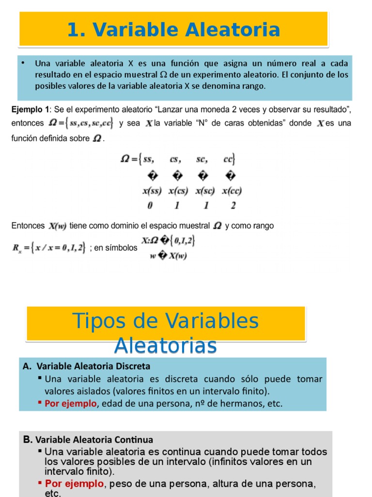 Variables Aleatorias Fisica | PDF | Variable aleatoria | Distribución ...