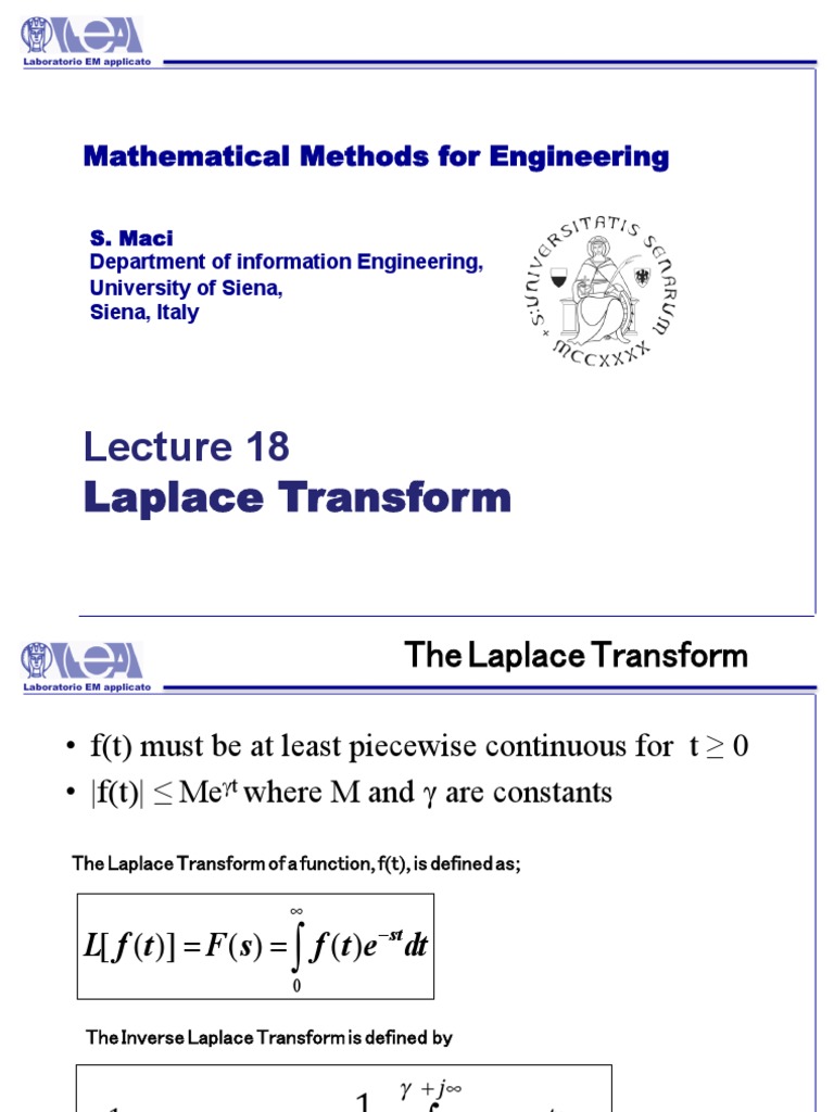 18 Laplace Transform | PDF | Geometry | Analysis