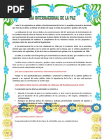 Actividades Día Mundial de La Paz Profa Kempis | PDF | Juegos y actividades