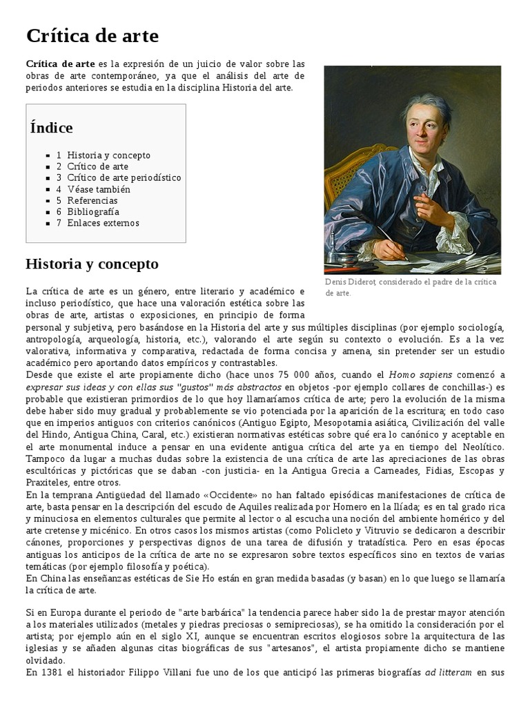Crítica de Arte | PDF | Crítica de arte | Estética