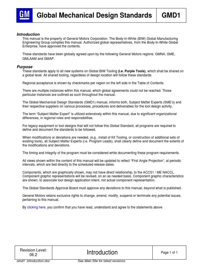 Gmd1 Introduction | PDF | General Motors | Design