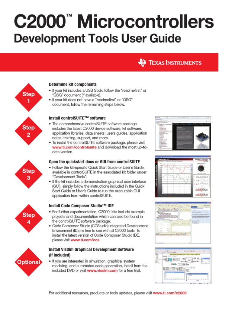 C2000 Microcontrollers: Development Tools User Guide | PDF | Graphical User Interfaces ...