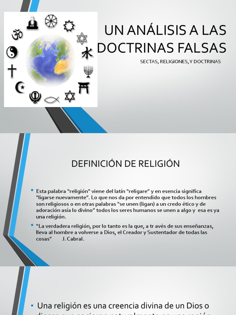 Análisis de Falsas Doctrinas Religiosas | PDF | La Iglesia de ...
