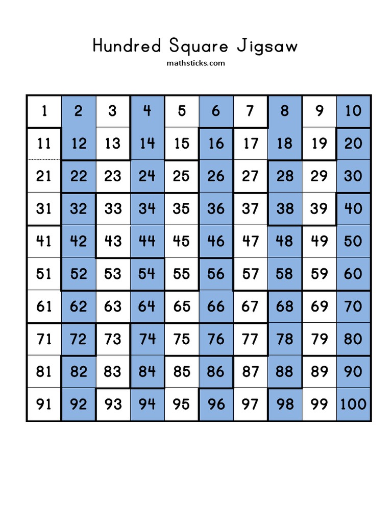 4 Hundred Square Jigsaws PDF | PDF
