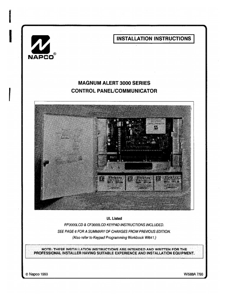 MA3000 Installation Manual PDF | PDF