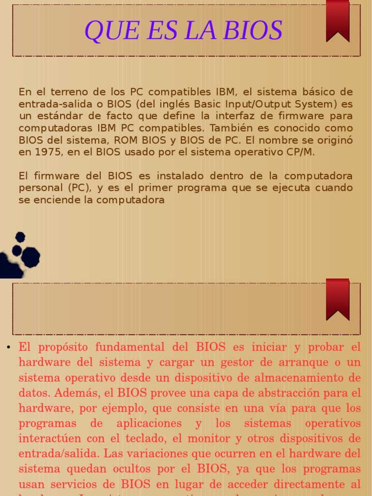 Que Es La Bios 1 | Descargar gratis PDF | Bios | Informática