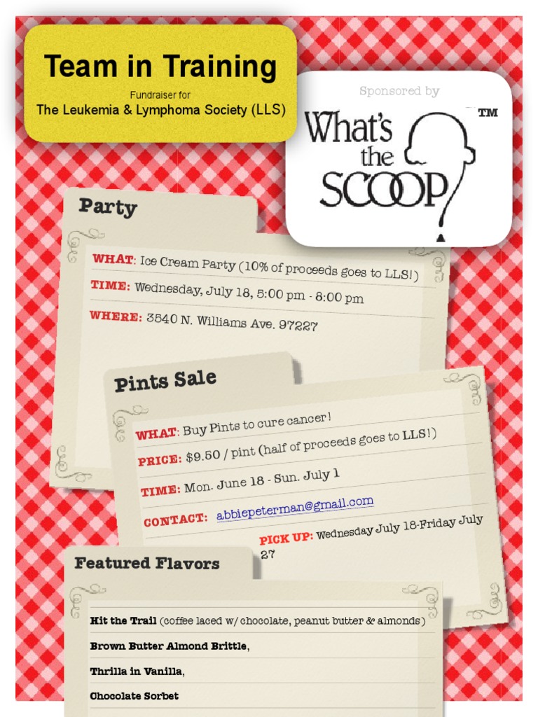 What's The Scoop Flyer | PDF