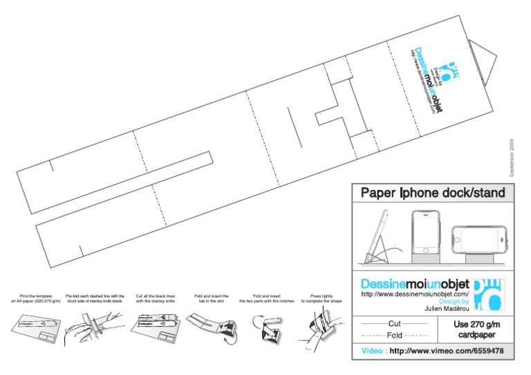 Papercraft iPhone Template Guide | PDF
