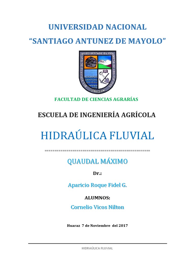 Caudal Maximo | PDF