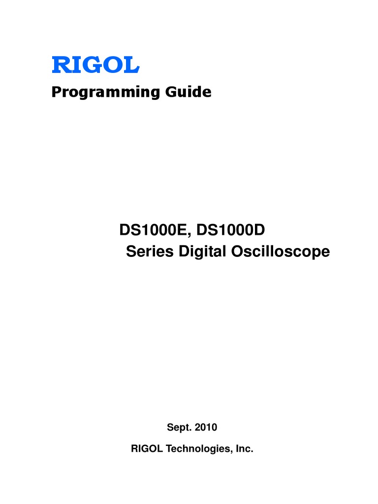DS1000DE ProgrammingGuide EN PDF | PDF | Video | Computer Engineering