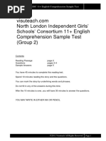 Cambridge IGCSE (KS3) Grade 8 Reading Comprehension 2 | PDF | Nicholas ...