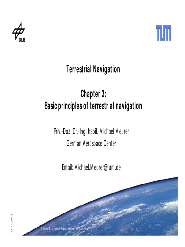 Terrestrial Navigation CHP 3 | PDF | Inertial Navigation System ...