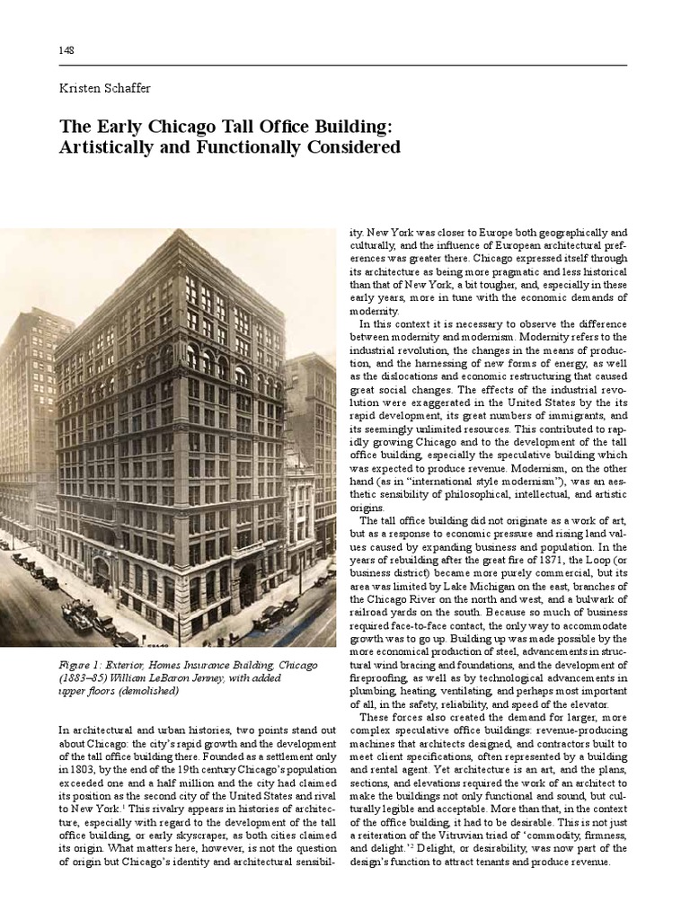 Chicago's Skyscraper Evolution | PDF | Art Media | Architectural Design