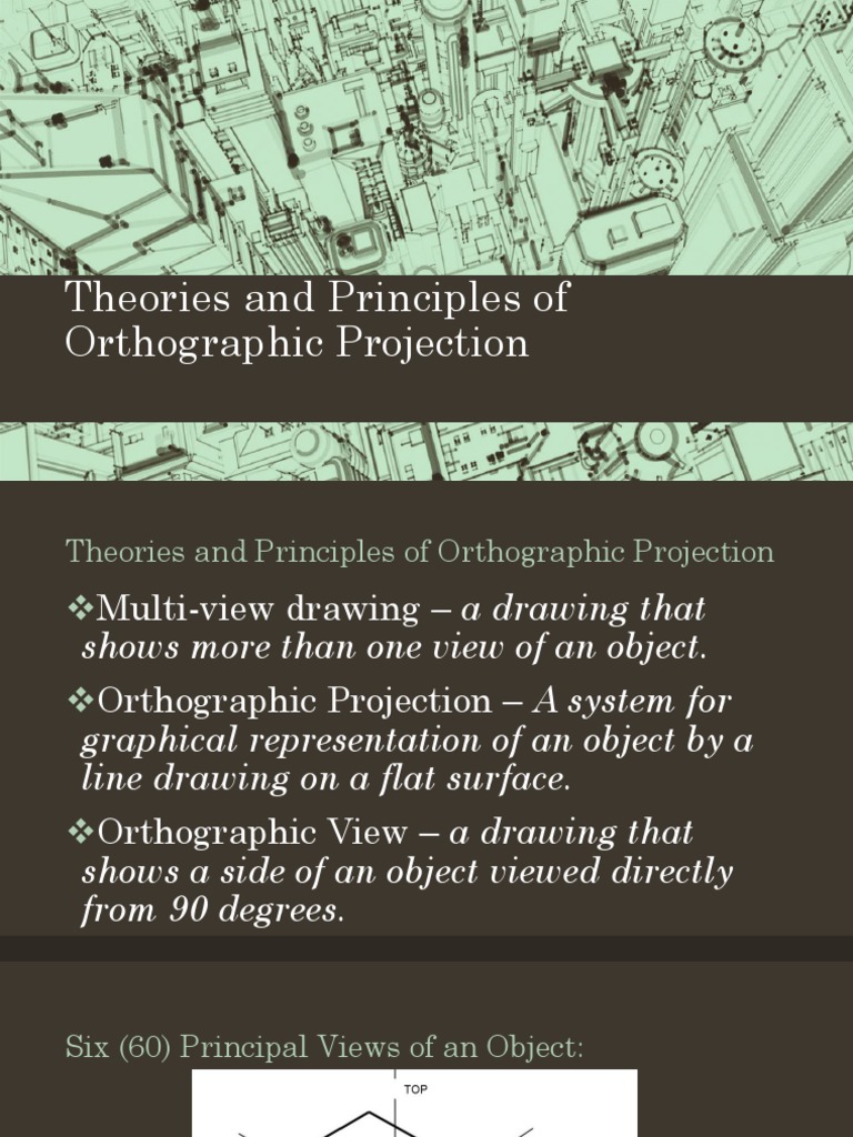 Theories of Orthographic Projection | PDF
